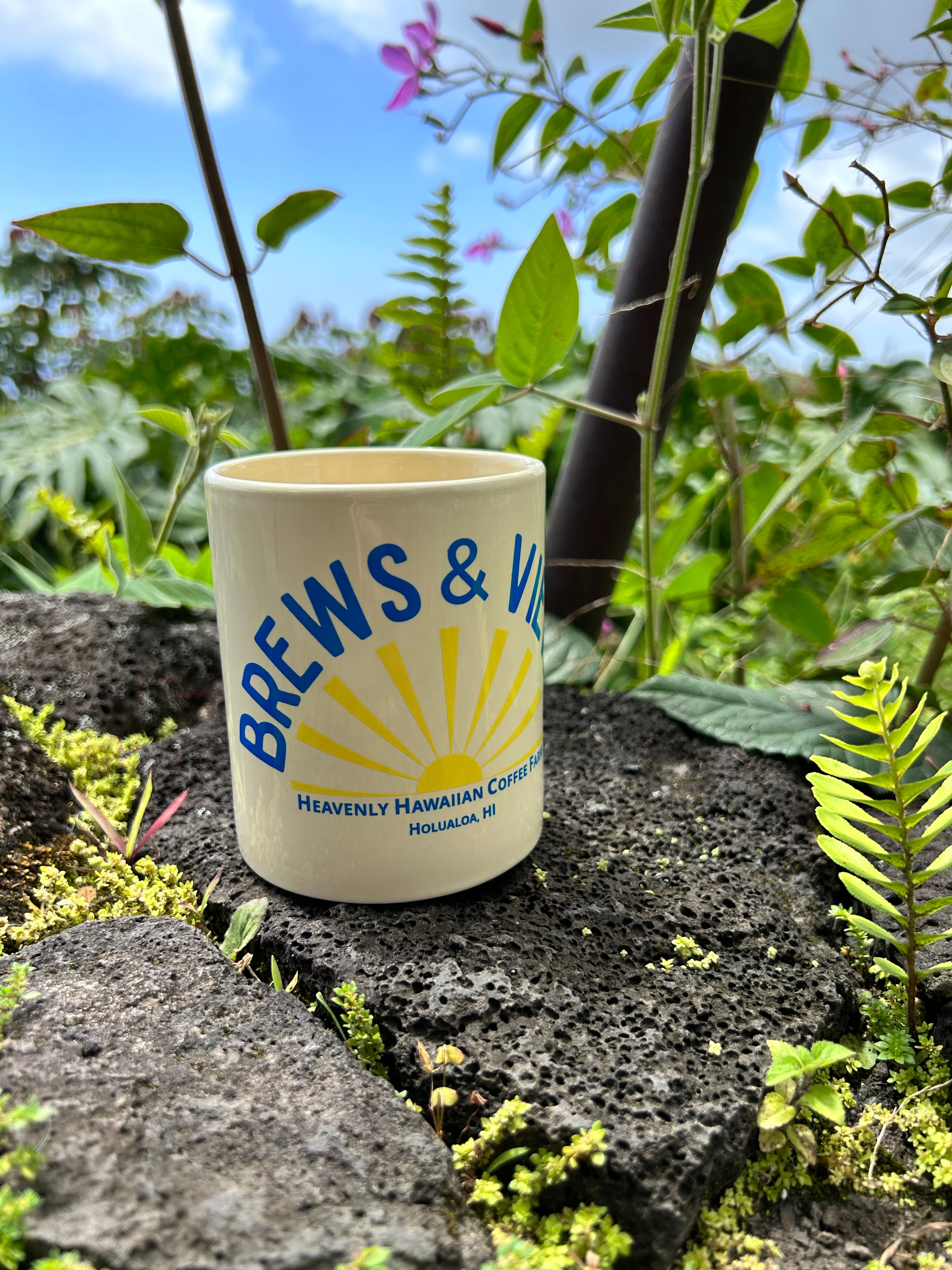 Brews & Views Coffee Mug – Heavenly Hawaiian
